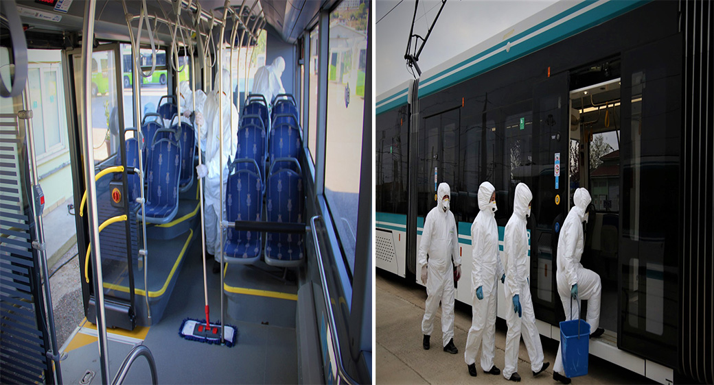 UlaşımPark’tan virüs ve mikroplara izin yok - Kocaeli Büyükşehir Belediyesi