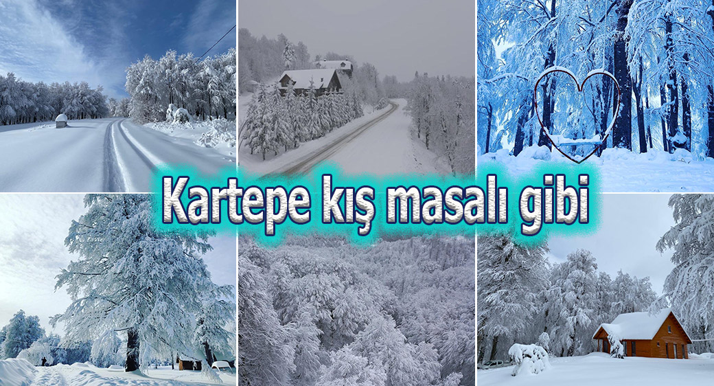 Kartepe kış masalı gibi - Kocaeli Büyükşehir Belediyesi